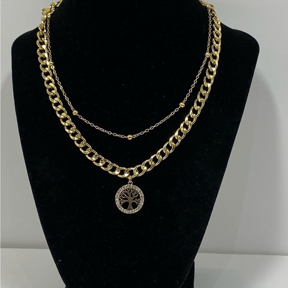 Jewelry | Gold Tree Of Life Necklace Set New Stock | Poshmark